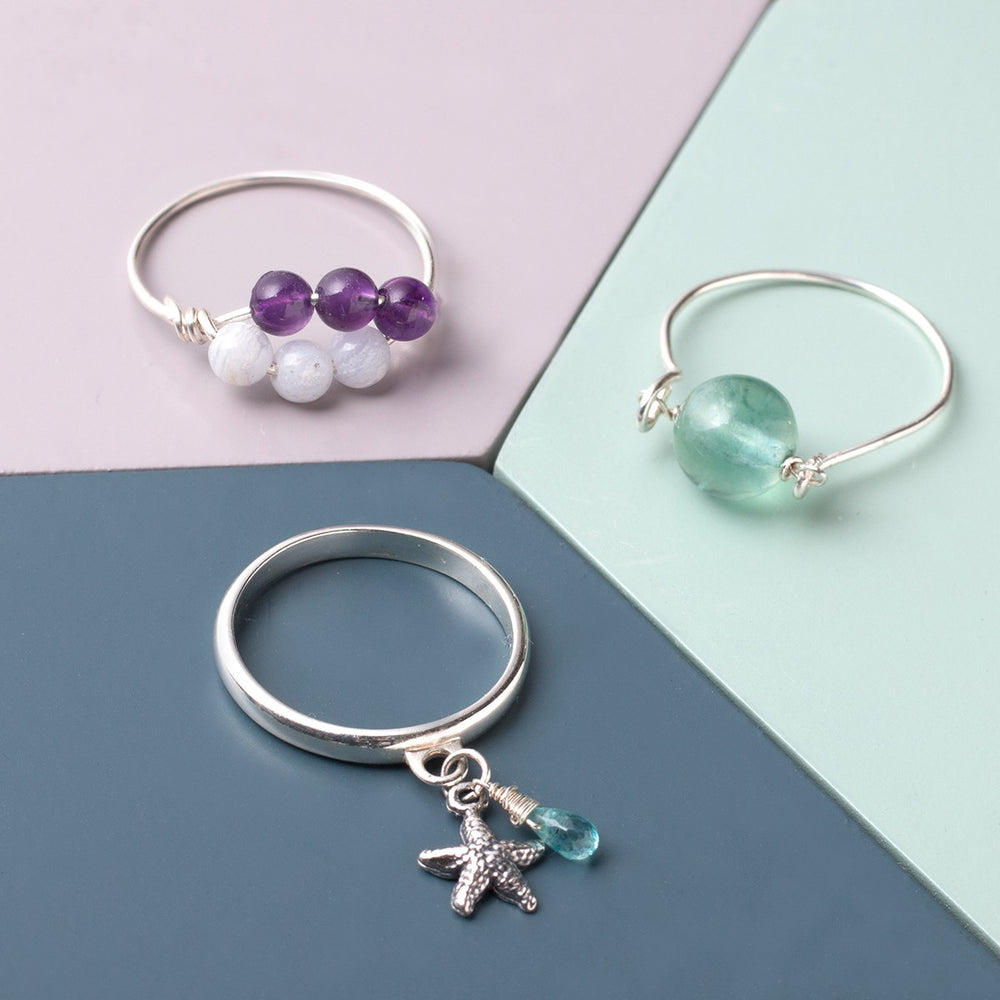 6 Wire Wrapped Ring Projects & Essential Tools | Kernowcraft