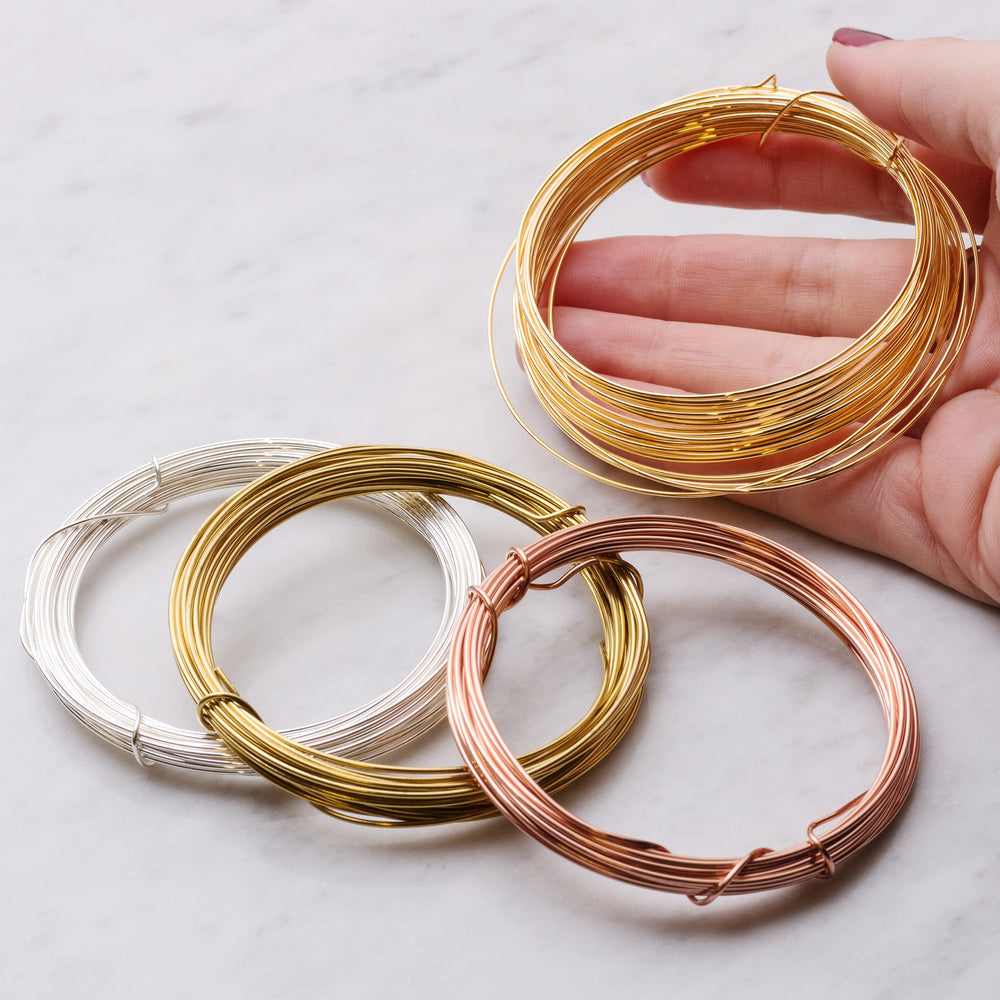 Beginner's Plated Wire Pack | Kernowcraft, Jewellery Making Kits ...